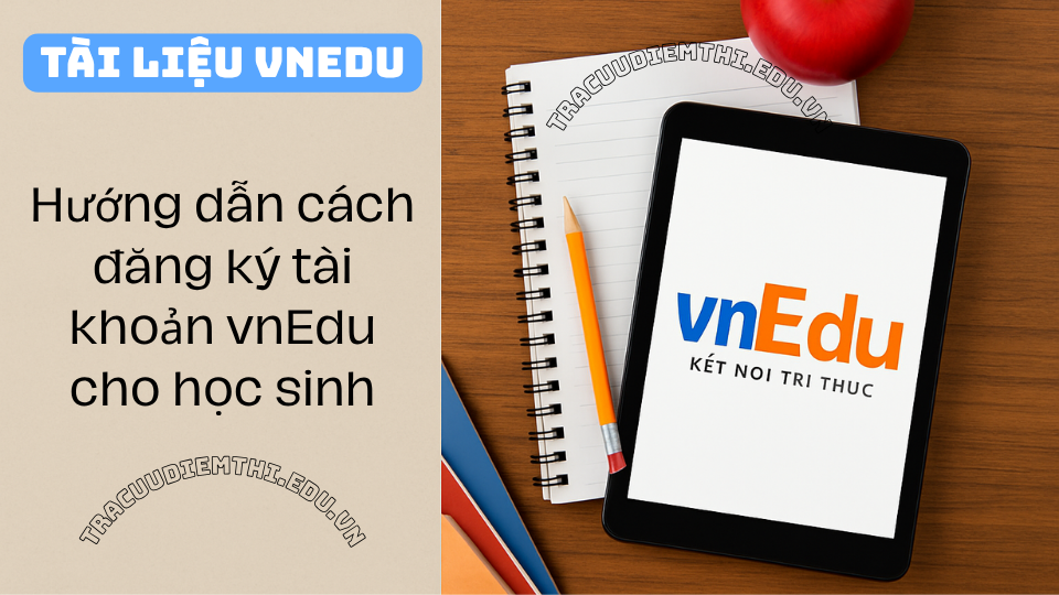 Hướng dẫn cách đăng ký tài khoản vnEdu cho học sinh